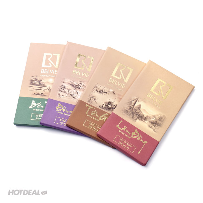 Chocolate Belvie 70% Cacao - 4 Loại