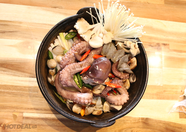 Thưởng Thức Buffet Nướng - Lẩu Đẳng Cấp Tại Nhà Hàng Geon Bae Korean ...